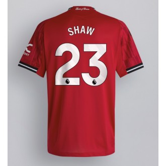 Manchester United Luke Shaw #23 Hjemmedrakt 2025-26 Kortermet ...